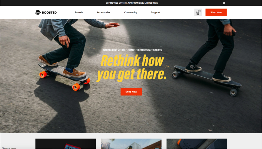 Twelve examples of great website design