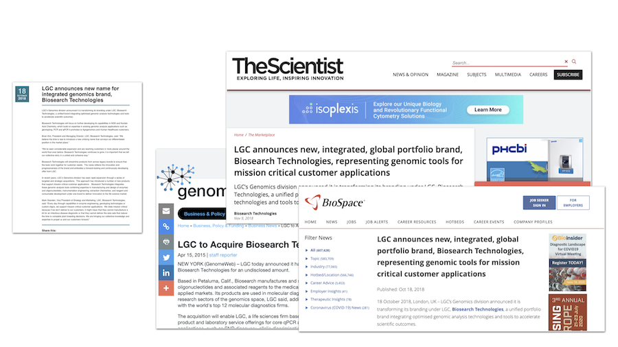 Case study: LGC Genomics